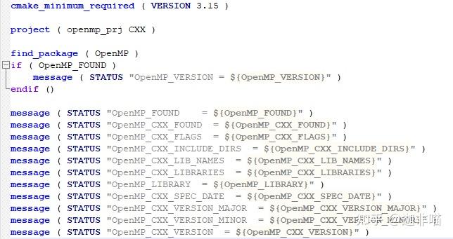 CMake输出不同系统下OpenMP信息 - 知乎
