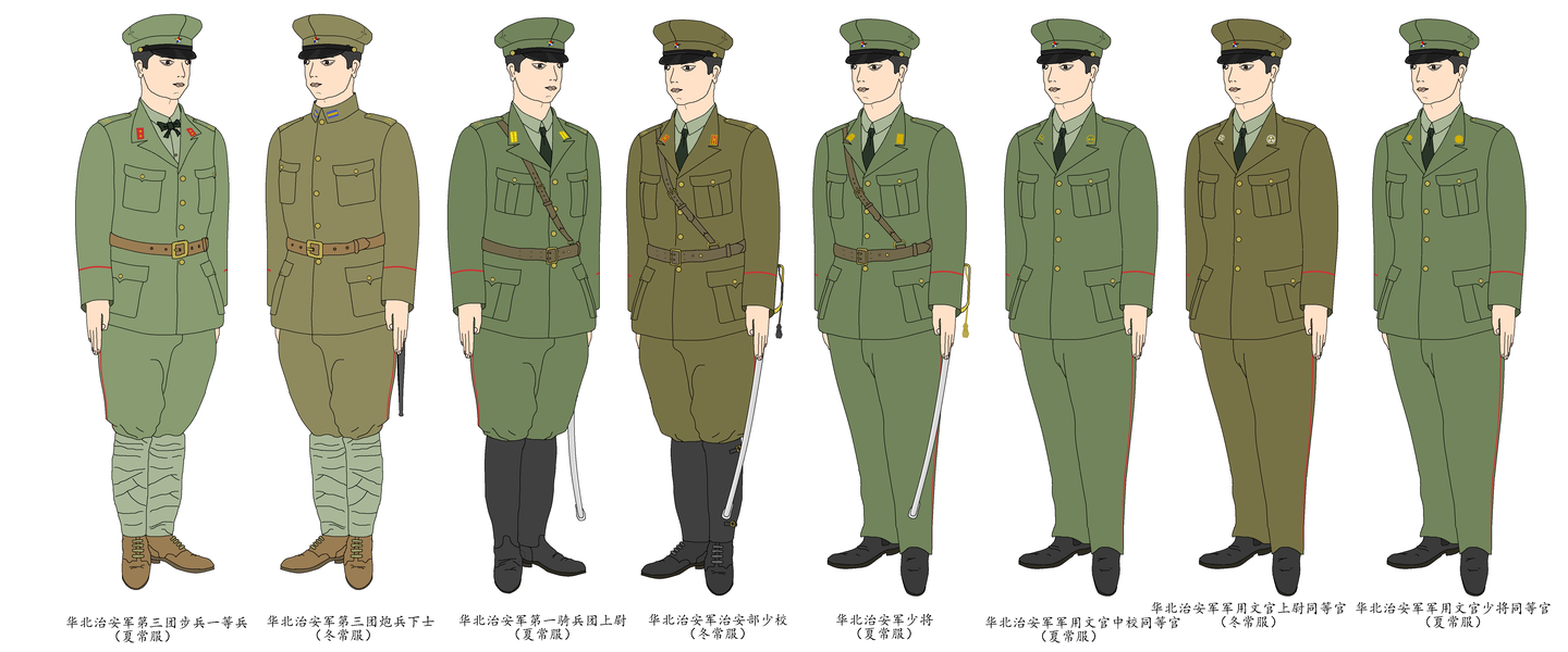 浅谈抗战时期各路伪军的军用文官（军属）服饰 - 知乎