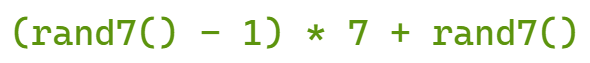 「思路精讲」用 Rand7() 实现 Rand10() - 知乎