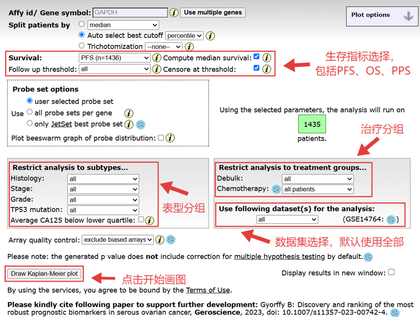 在线生存分析 | Kaplan-Meier Plotter - 知乎