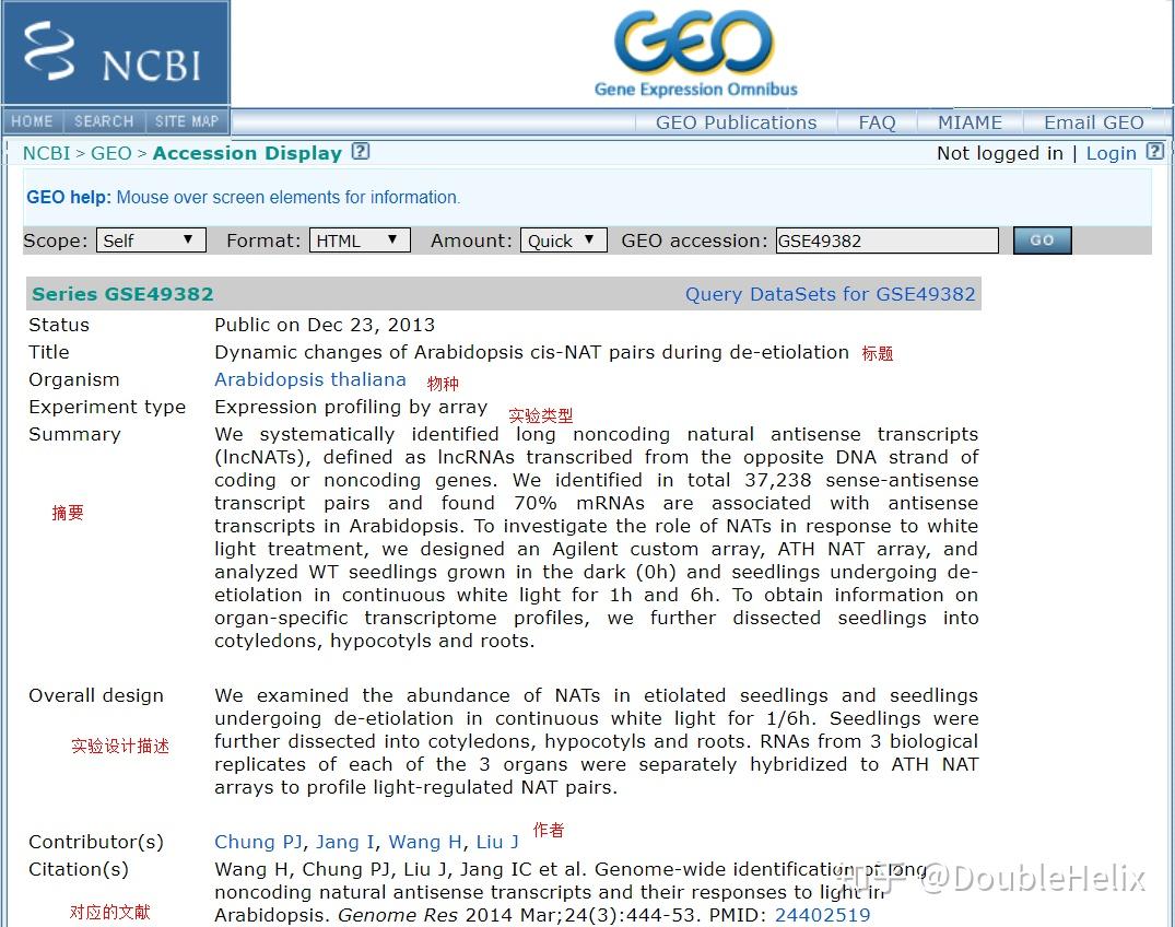 生物信息学数据库使用教程（八）：GEO数据库使用教程及在线数据分析工具 - 知乎