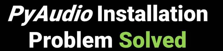 Failed building wheel for PyAudio 解决方法 - 知乎