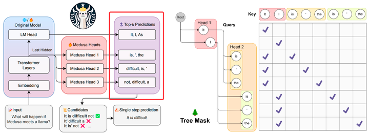 【手撕LLM-Medusa】并行解码范式: 美杜莎驾到, 通通闪开！！ - 知乎