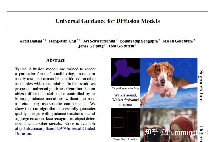 论文讲解（4）：Universal Guidance for Diffusion Models - 知乎