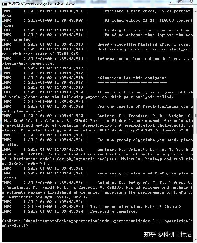 最优系统进化模型，用partitionfinder选选 - 知乎