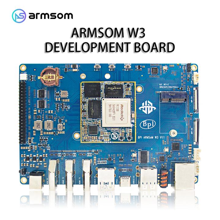 ArmSoM研发团队联合Banana pi开源社区基于Rockchip RK3588 soc发布了ArmSoM W3 单板计算机。对此你了解么 ... ArmSoM研发团队联合Banana pi开源社区基于Rockchip RK3588 soc发布了ArmSoM W3 单板计算机。对此你了解么 ...