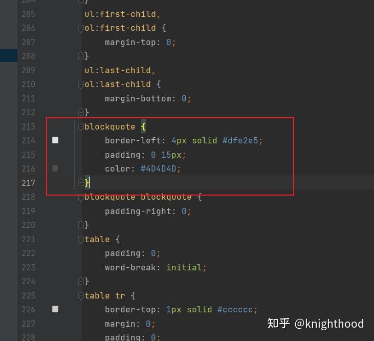 自定义typora样式，如引用块颜色 - 知乎