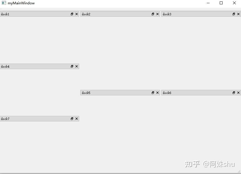 QDockWidget详解 - 知乎