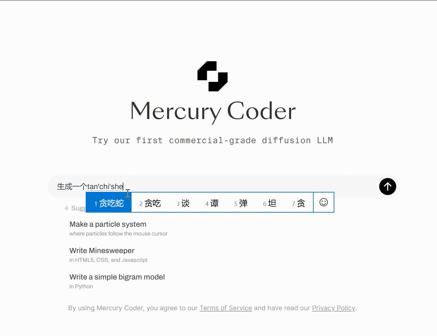 基于扩散模型的LLM应用Mercury Coder体验 - 知乎