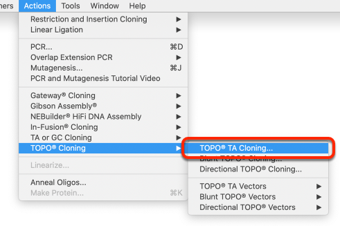 SnapGene 模拟TA TOPO 克隆 - 知乎