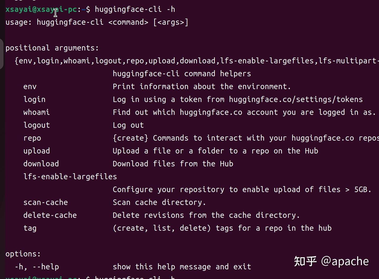 huggingface-cli使用 - 知乎