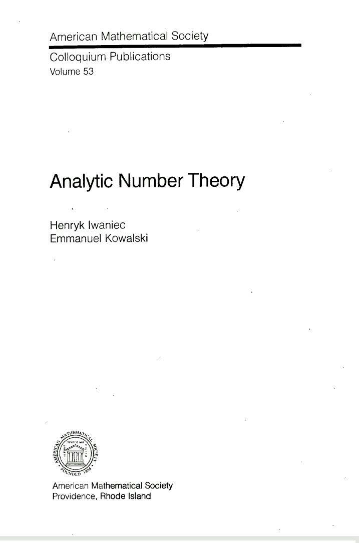 解析数论入门看什么书？ - 知乎