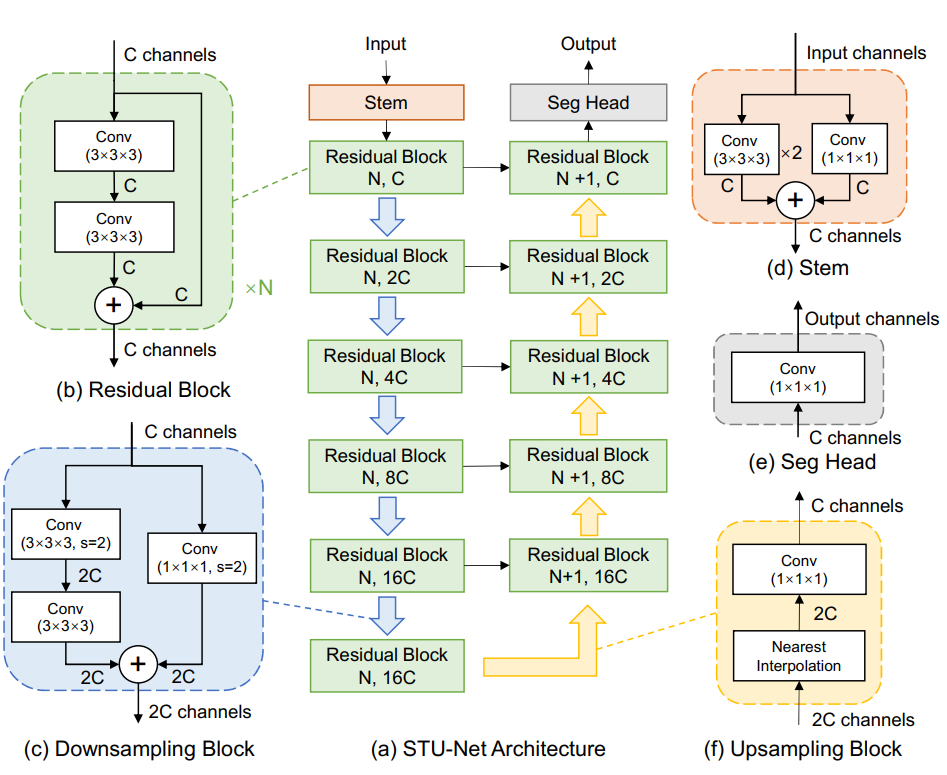 STU-Net：大规模有监督预训练的可迁移可扩展的三维医学分割模型 - 知乎