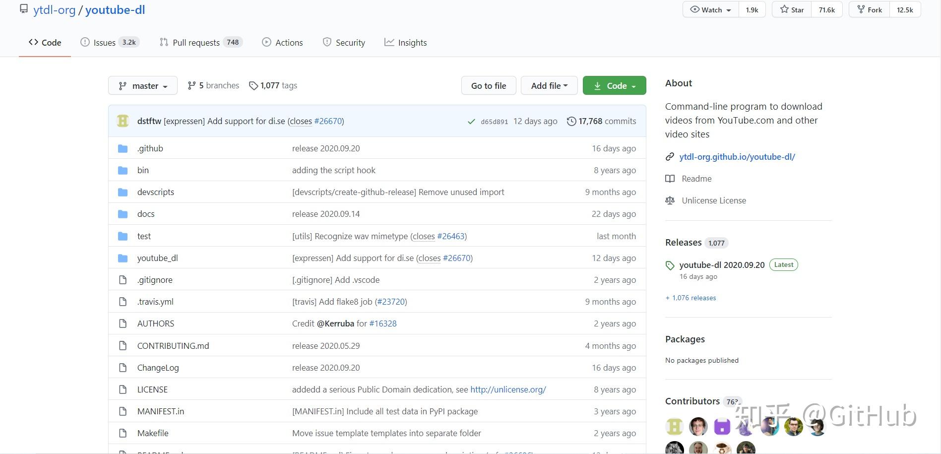 GitHub 标星 120K+！这些神器仅需一行代码即可下载全网视频！ - 知乎