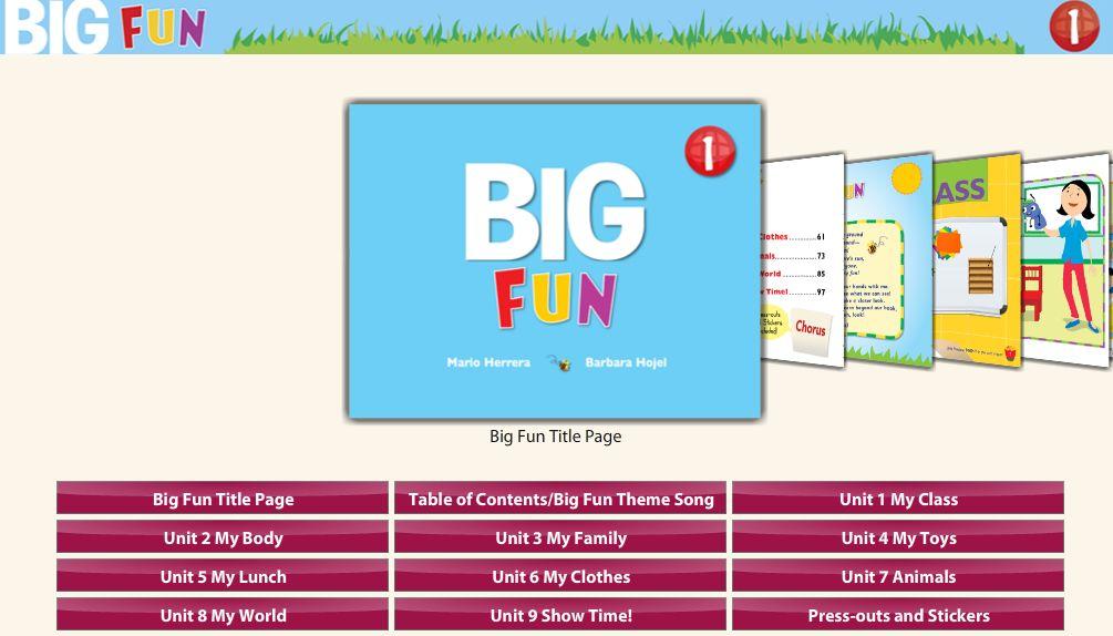 培生《Big Fun》1-3级全套教材（含学生用书、教师用书、练习册、白板、音频等） - 知乎