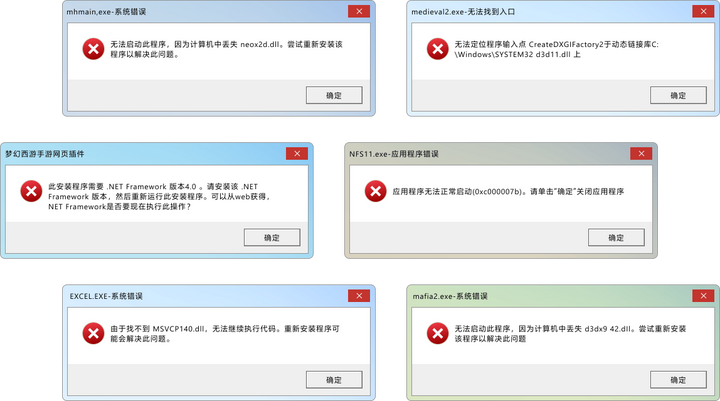 WindowsDLL修复专家，MSVCP**、DLL修复vcruntime**、DLL修复、`.Net Framework`缺失、DirectX类DLL修复、VC运行库修复 - 知乎
