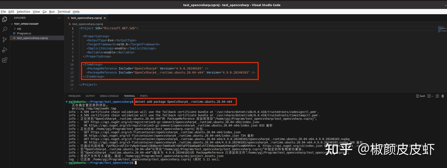 【OpenCV】在Linux上使用OpenCvSharp - 知乎