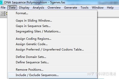 学会DnaSP，高效分析序列！ - 知乎