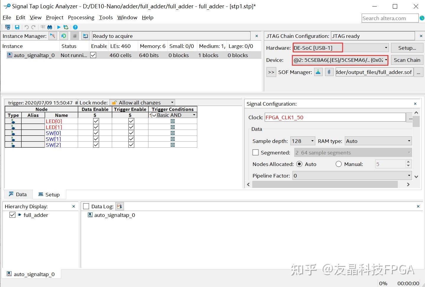 Signal Tap Logic Analyzer使用讲解 - 知乎