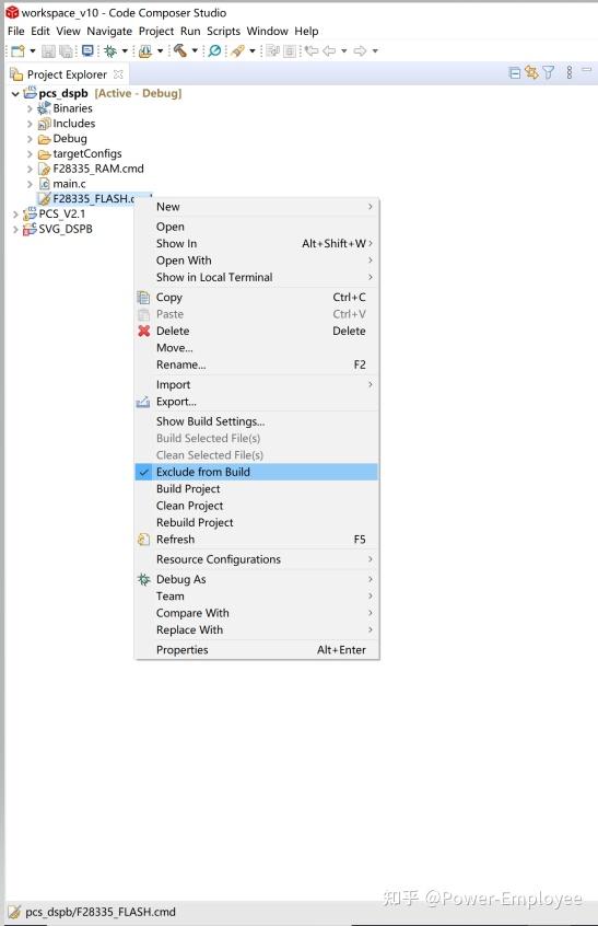 CCS10.4如何切换烧写RAM和FLASH版本程序 - 知乎