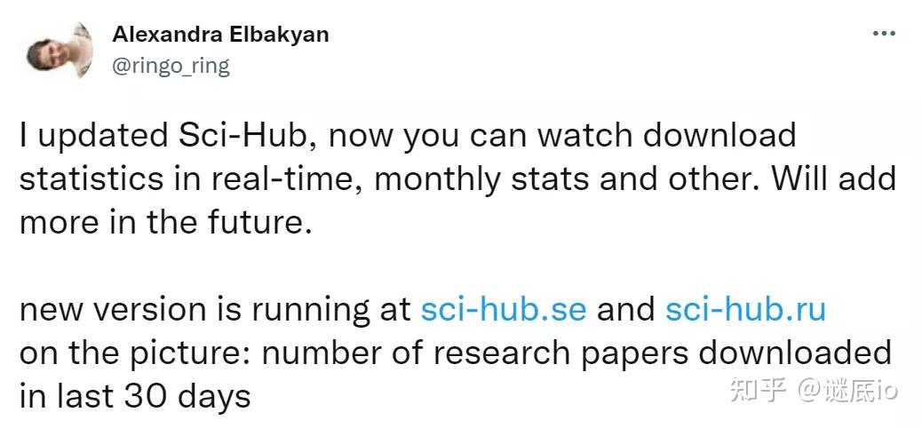 重压之下，Sci-Hub再次更新！ logo也变了！ - 知乎