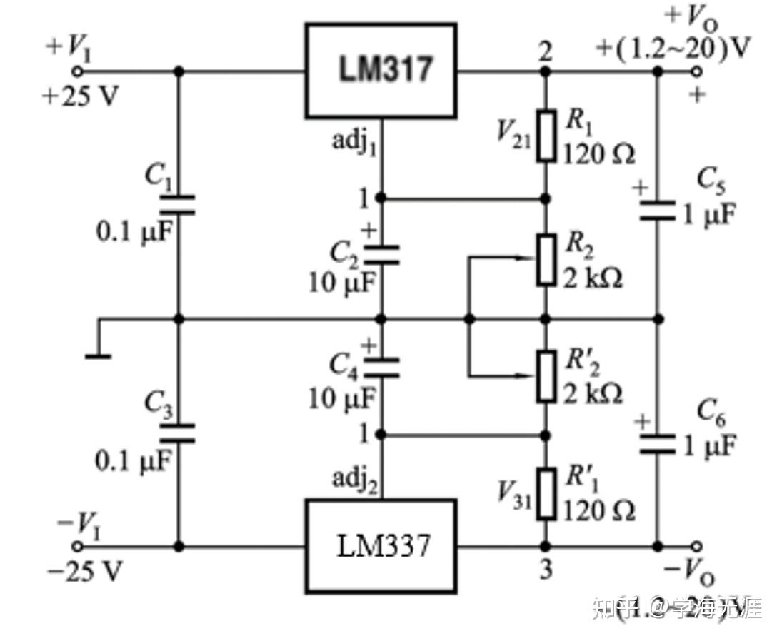 三端线性稳压器工作原理与典型应用电路分析——78XX与LM317 - 知乎