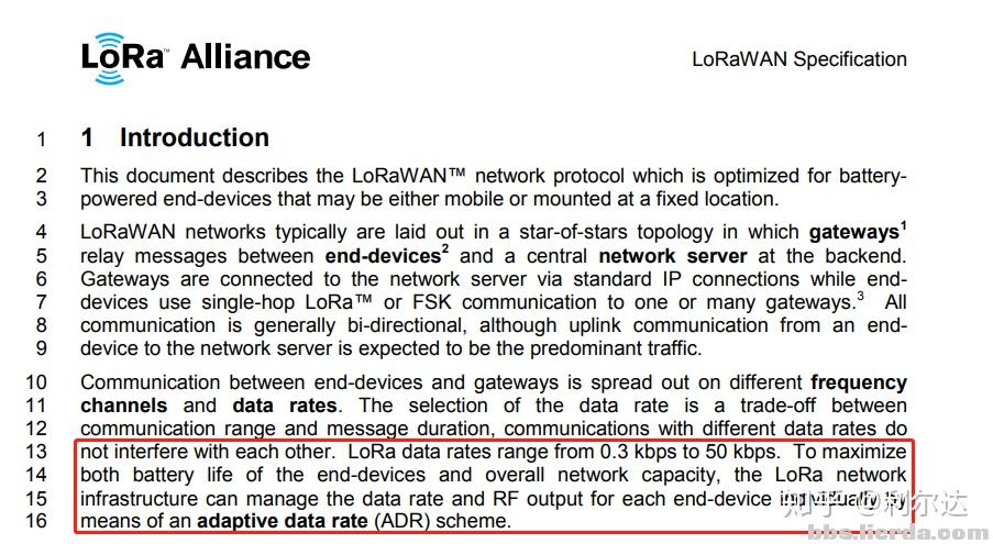 LoRaWAN核心特点之ADR机制详解 - 知乎
