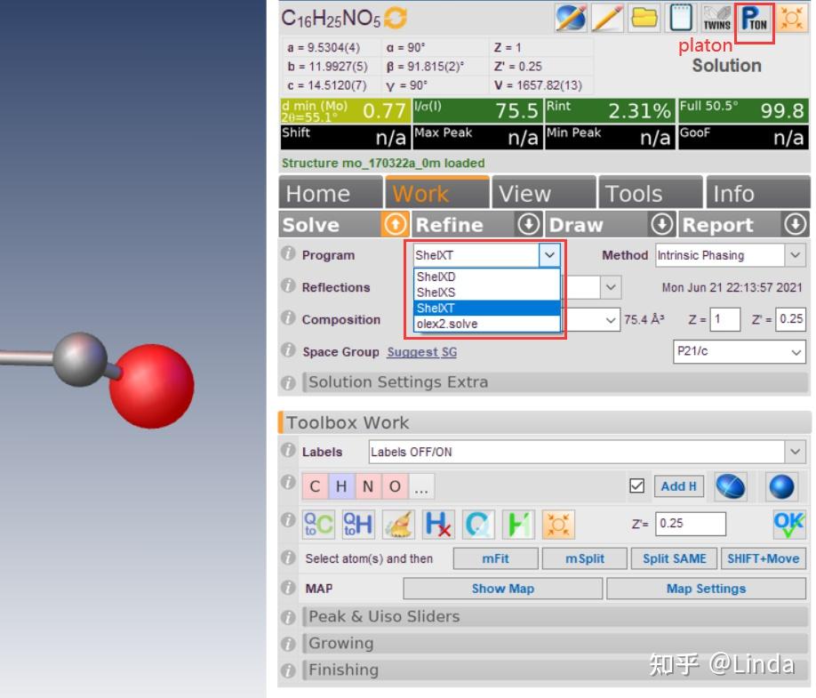 Olex2 - 1.3 配置 shelx 和platon - 知乎
