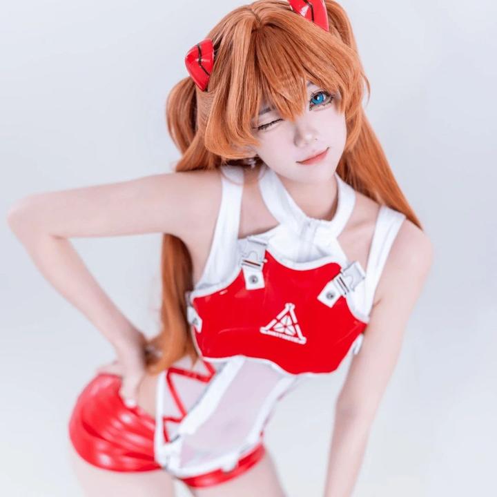 冷艳又迷人，长发飘飘太撩了！EVA 明日香cos - 知乎