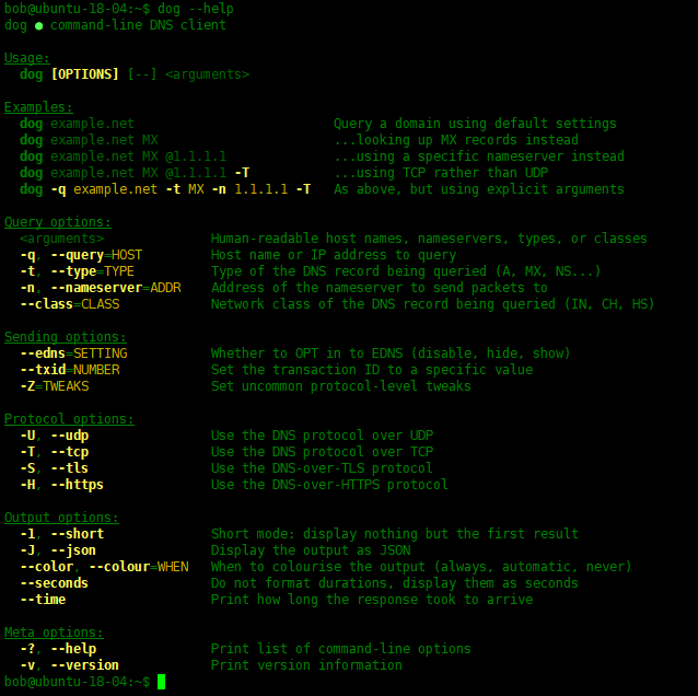 Dog-用于DNS查询的命令行工具 - 知乎