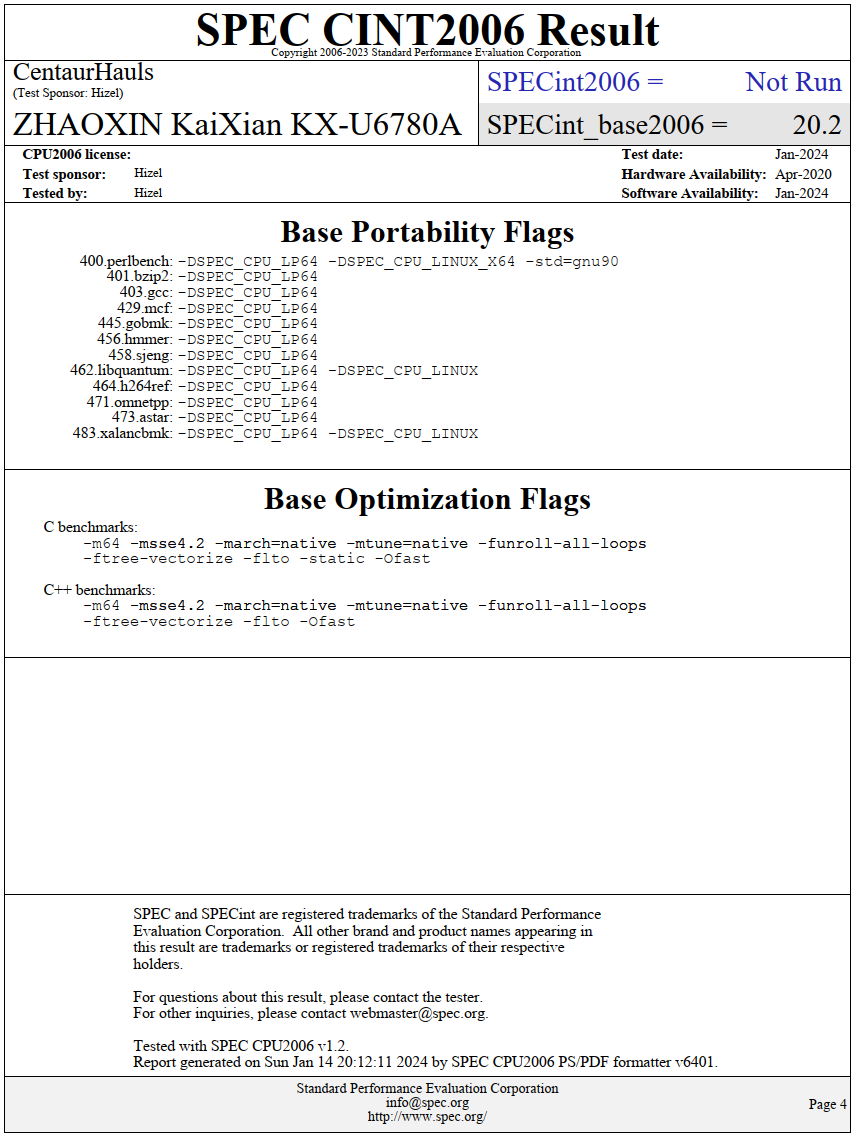 兆芯陆家嘴架构GCC SPEC成绩问题 - 知乎