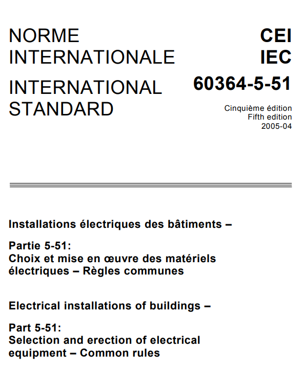 IEC 60364标准全解析 - 知乎