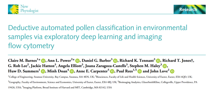 New Phytol. | 基于深度学习和成像流式细胞术进行花粉分类 - 知乎
