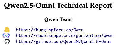 解读Qwen2.5-Omni技术报告 - 知乎