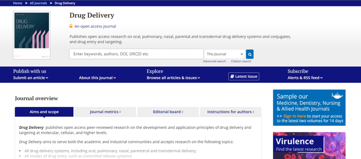 SCI期刊分析：一个月可完成接收！OA期刊，JCR1区，IF上升 - 知乎