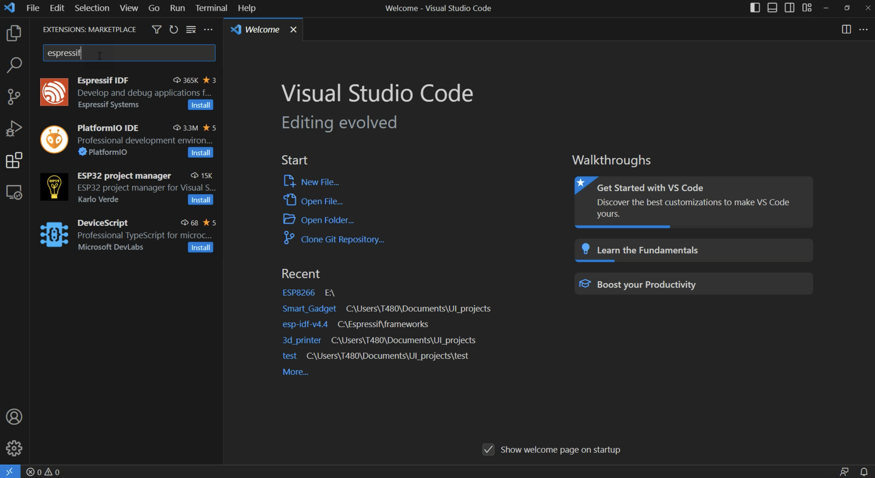 使用 VS Code 快速搭建 ESP-IDF 开发环境 (Windows、Linux、MacOS) - 知乎