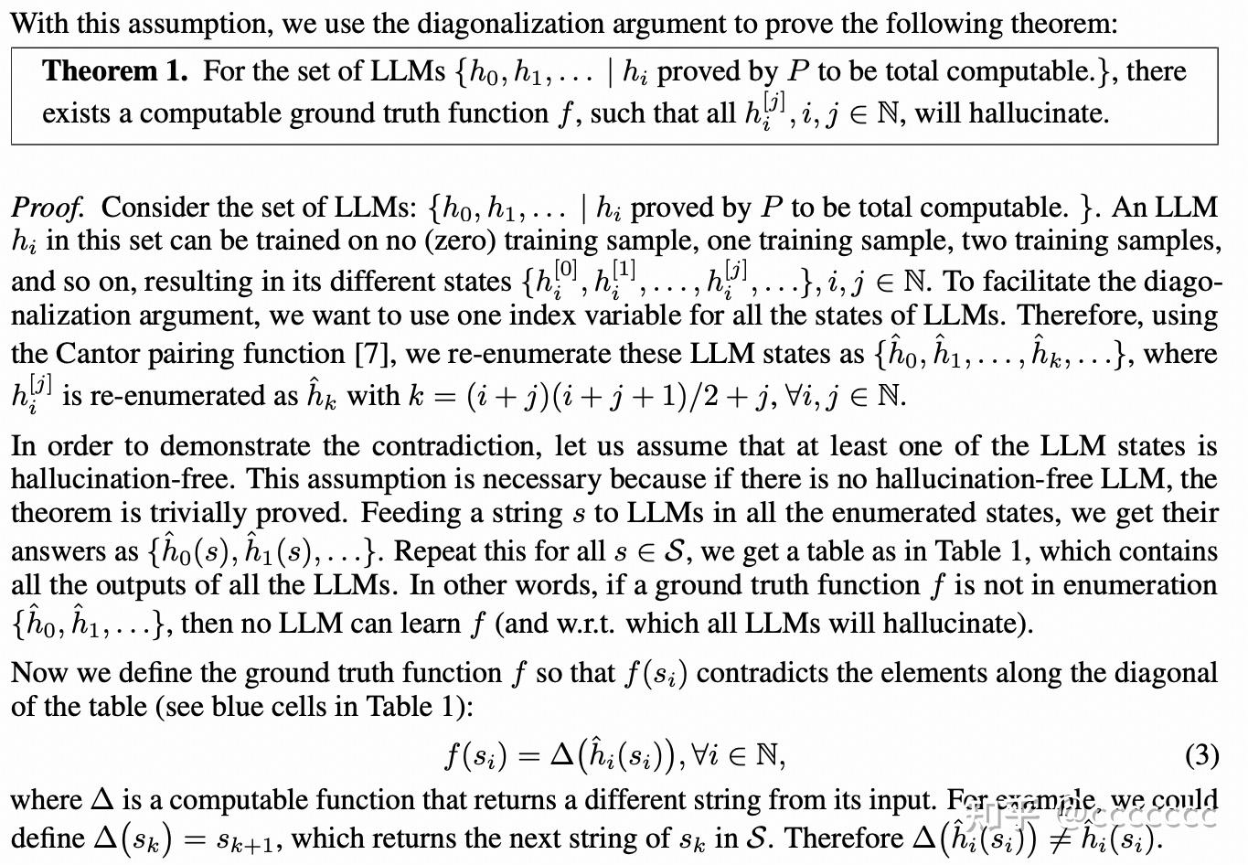 论文速读：Hallucination is Inevitable: An Innate Limitation of Large Language Models - 知乎
