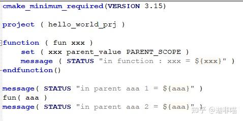 CMake从入门到精通（九）关于CMake set（PARENT_SCOPE） - 知乎