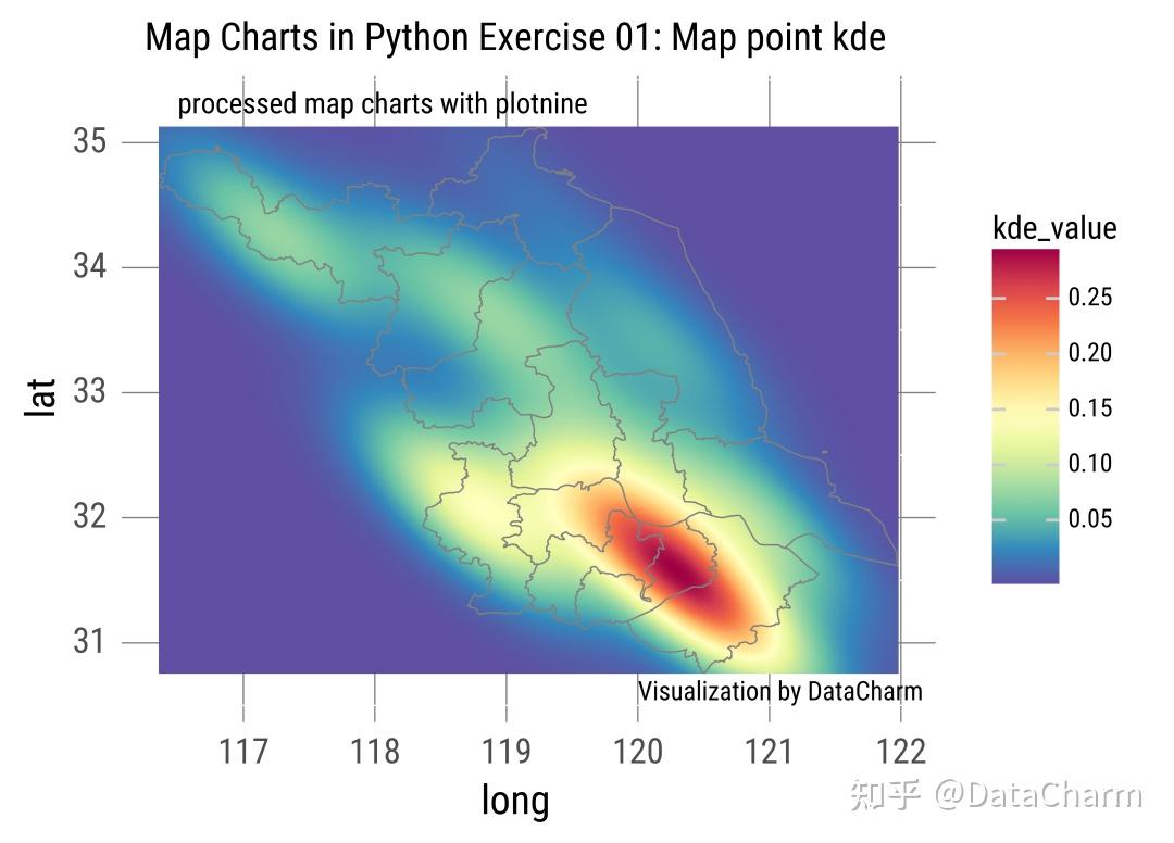 绘图提高篇 | Plotnine 核密度空间插值可视化绘制 - 知乎