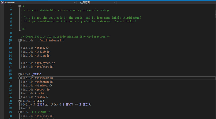 libevent@vs2019: Sample/http-server - 知乎