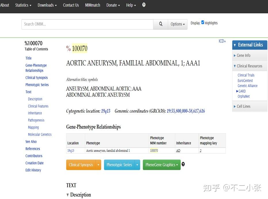 OMIM 数据库详细介绍 - 知乎
