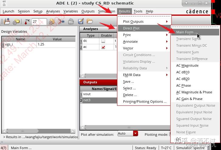 （三）基于 cadence617 交流仿真、瞬态仿真 图文教程 - 知乎