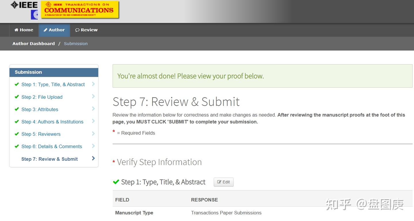 IEEE Transactions on Communications （IEEE TCOMM）投稿流程 - 知乎