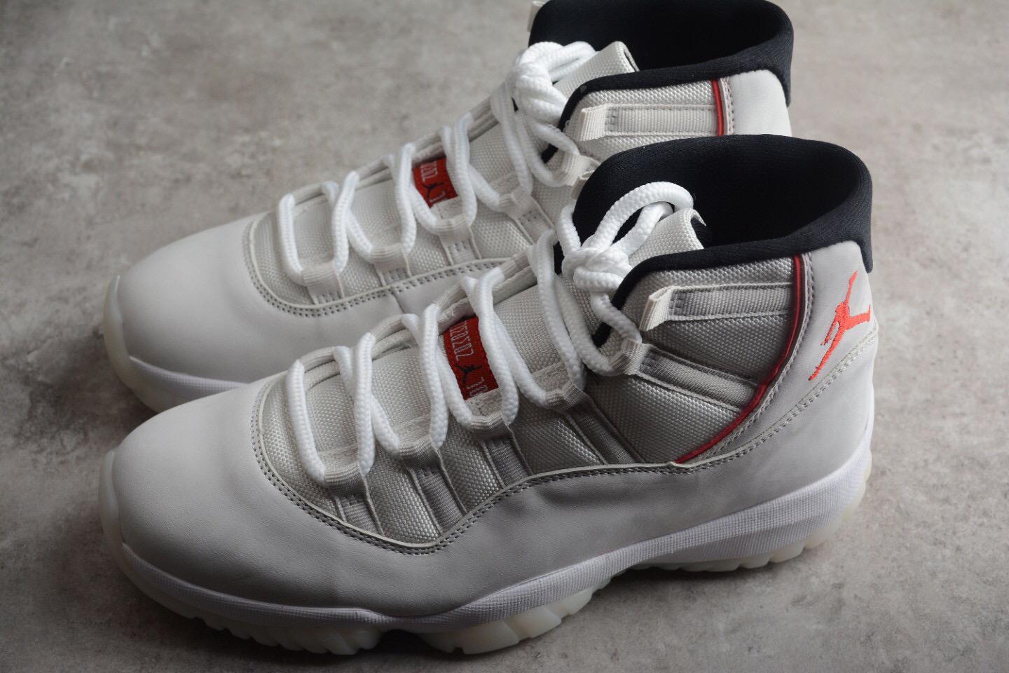 乔丹 Air Jordan 11 Platinum Tint 白红兔八哥碳纤篮球鞋 - 知乎