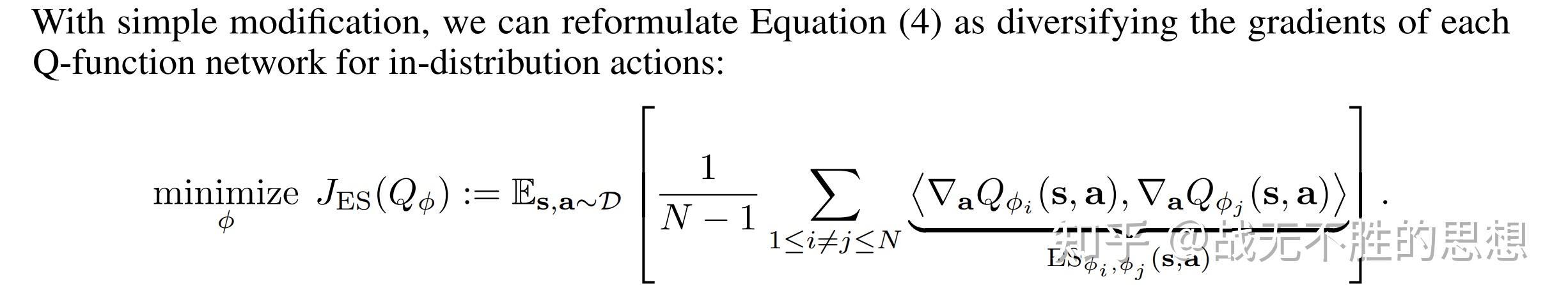 Uncertainty-Based Offline Reinforcement Learning with Diversified Q-Ensemble - 知乎