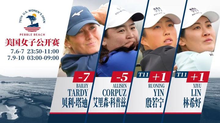 大满贯林希妤、殷若宁同列T11！LPGA新秀领跑，世界第一被淘汰｜美巡卡梅隆·杨领先，袁、窦无缘周末 - 知乎