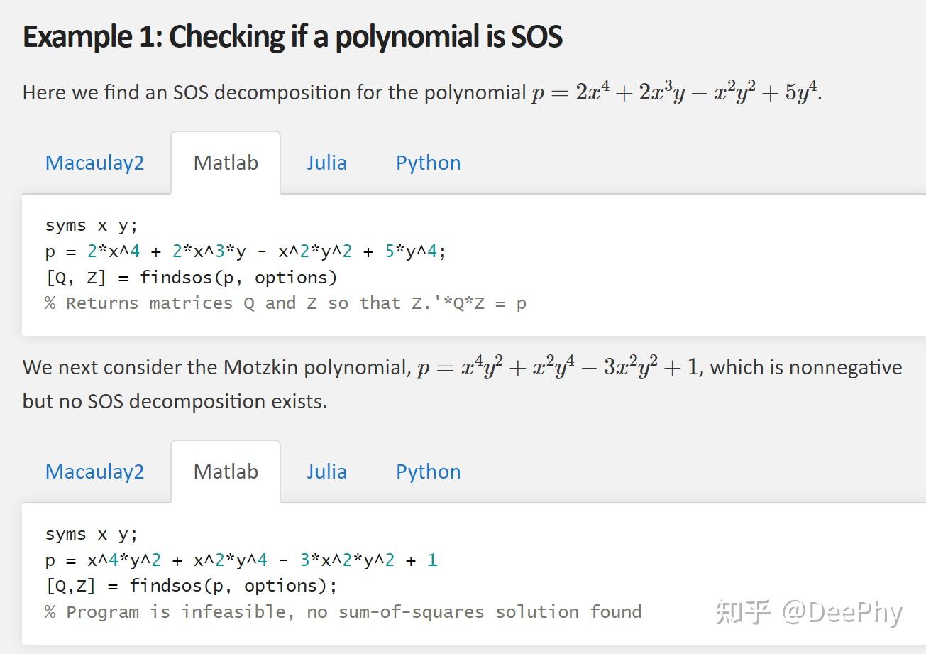 mmatlab中的sostool怎么用? - 知乎