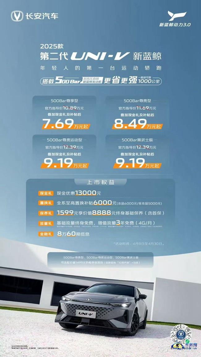 2025款逸动&CS55PLUS&UNI-V三车焕新上市 补贴后售4.79万元起 - 知乎