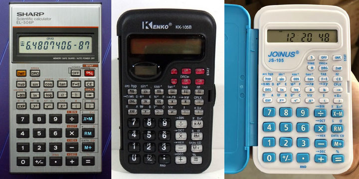 夏普EL-506P、Kenko KK-105B 计算器说明书（适用于各类105B、56功能计算器，附仿品芯片信息） - 知乎