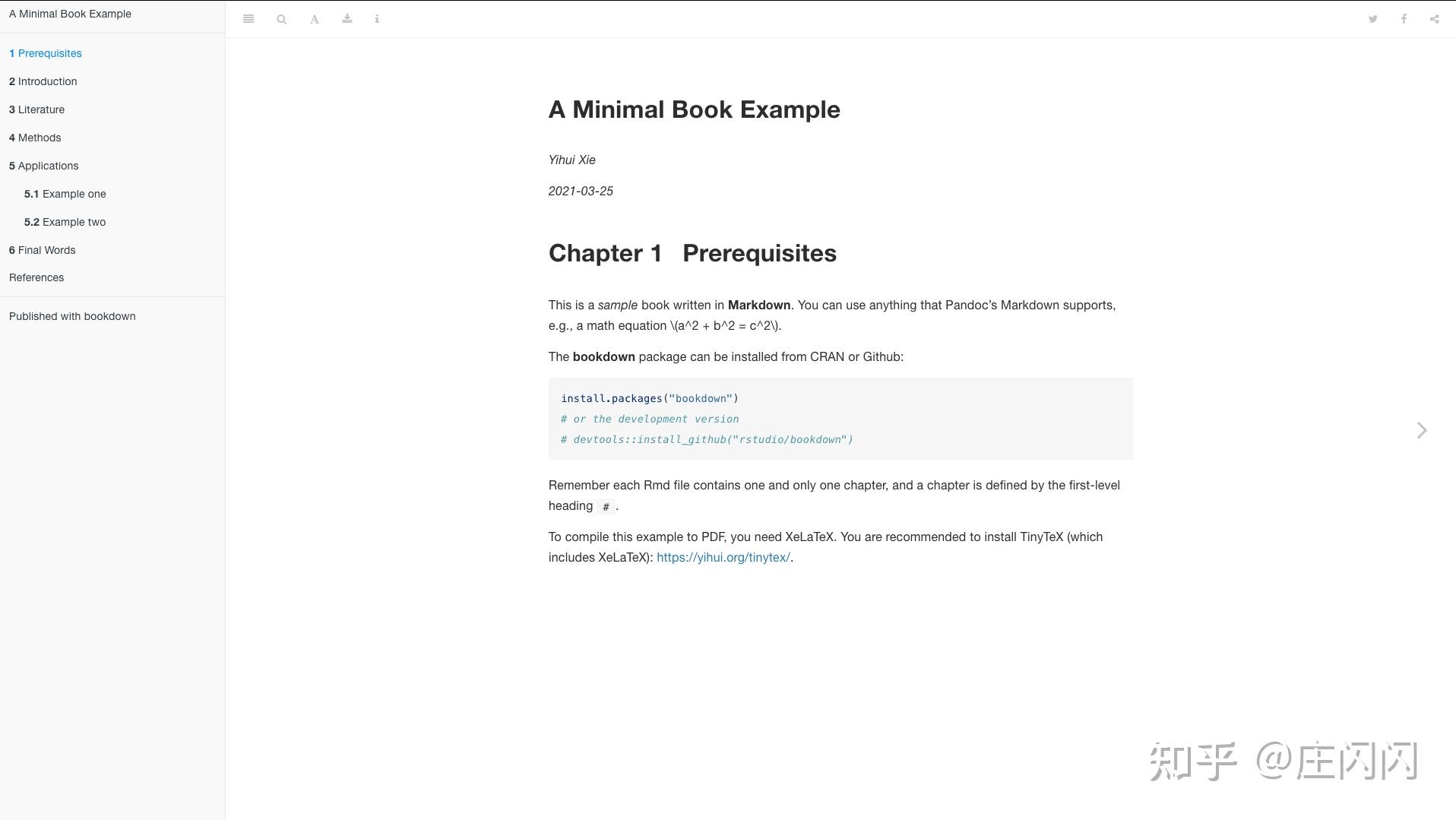 R沟通｜用bookdown制作图书(1) - 知乎